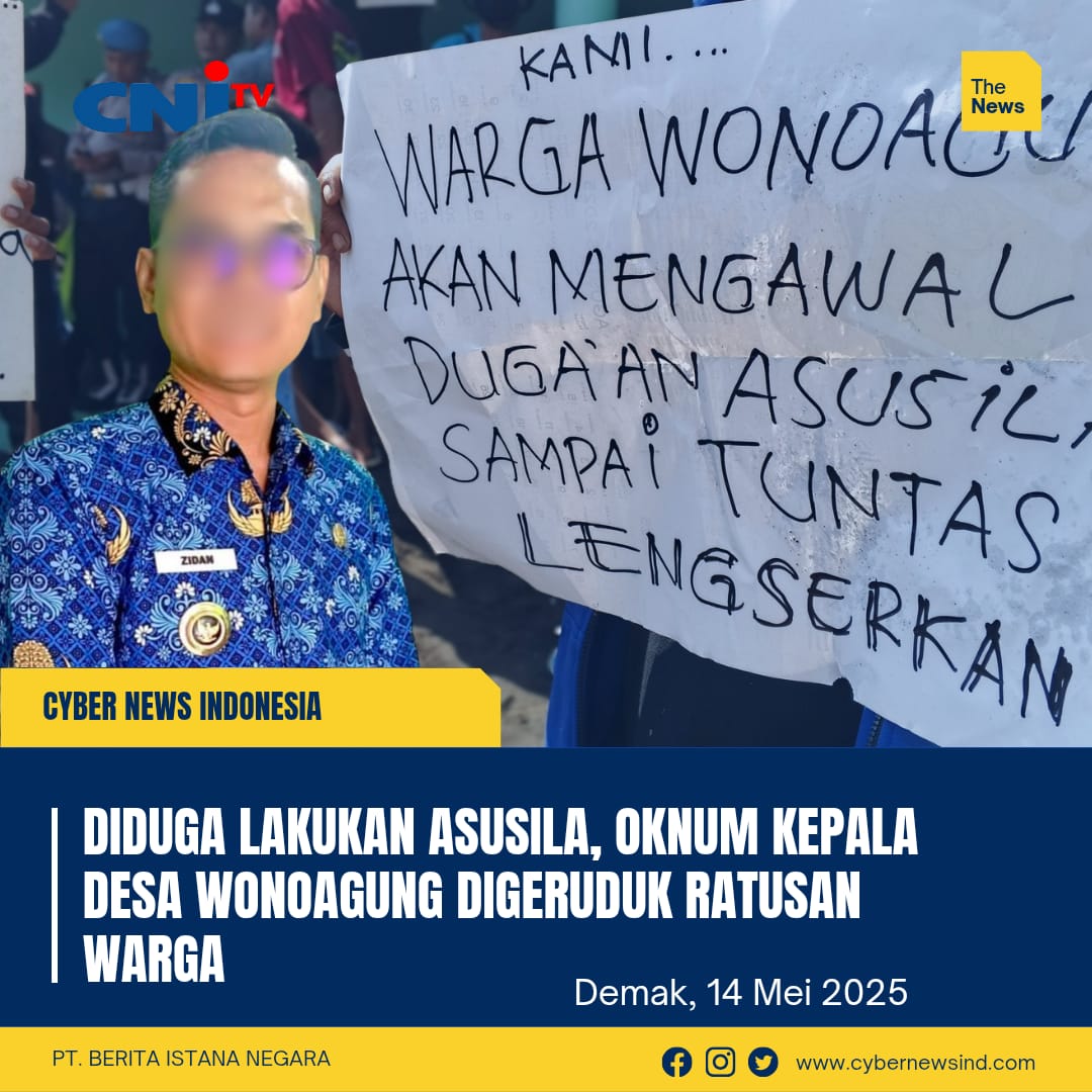 Diduga Telah Berbuat Asusila, Kades Wonoagung - Demak Didemo Ratusan ...